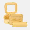Large Gold Travel Storage Case For Bangle Bracelets & Jewelry