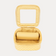 Large Gold Travel Storage Case For Bangle Bracelets & Jewelry