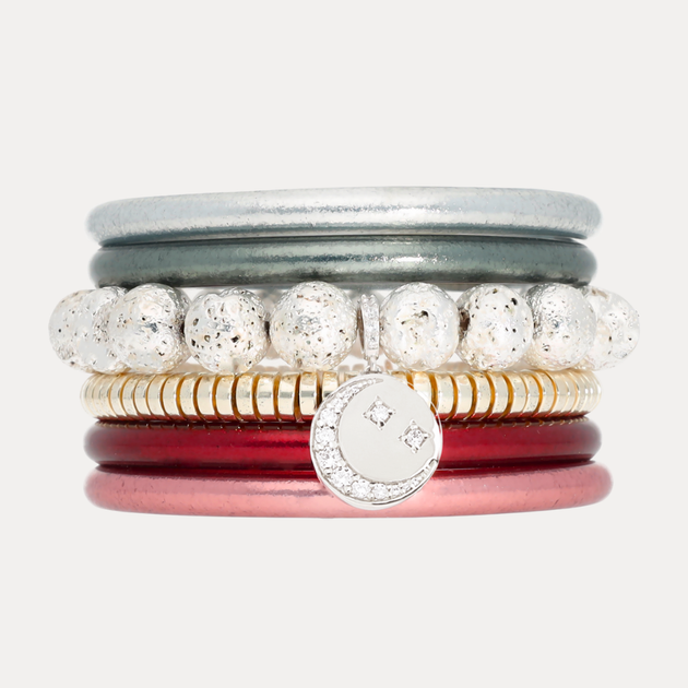 September Harvest Moon Bangle Bracelet Stack | Full Moon Limited ...