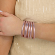 Ice Rose All Weather Bangles - Set of 6 | BuDhaGirl