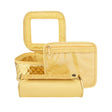 Large Gold Travel Storage Case For Bangle Bracelets & Jewelry