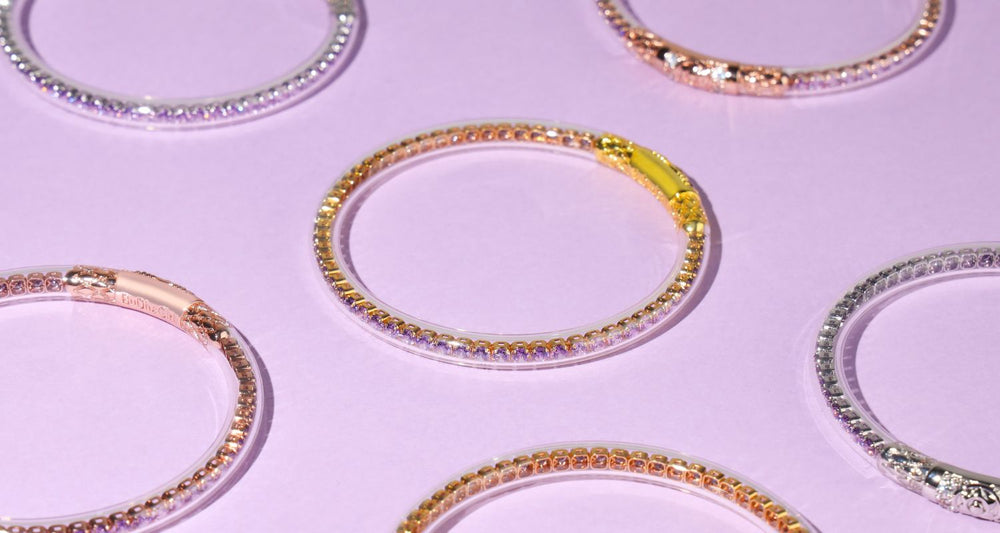 Lila Three Queens All Weather Bangles Bracelets | BuDhaGirl