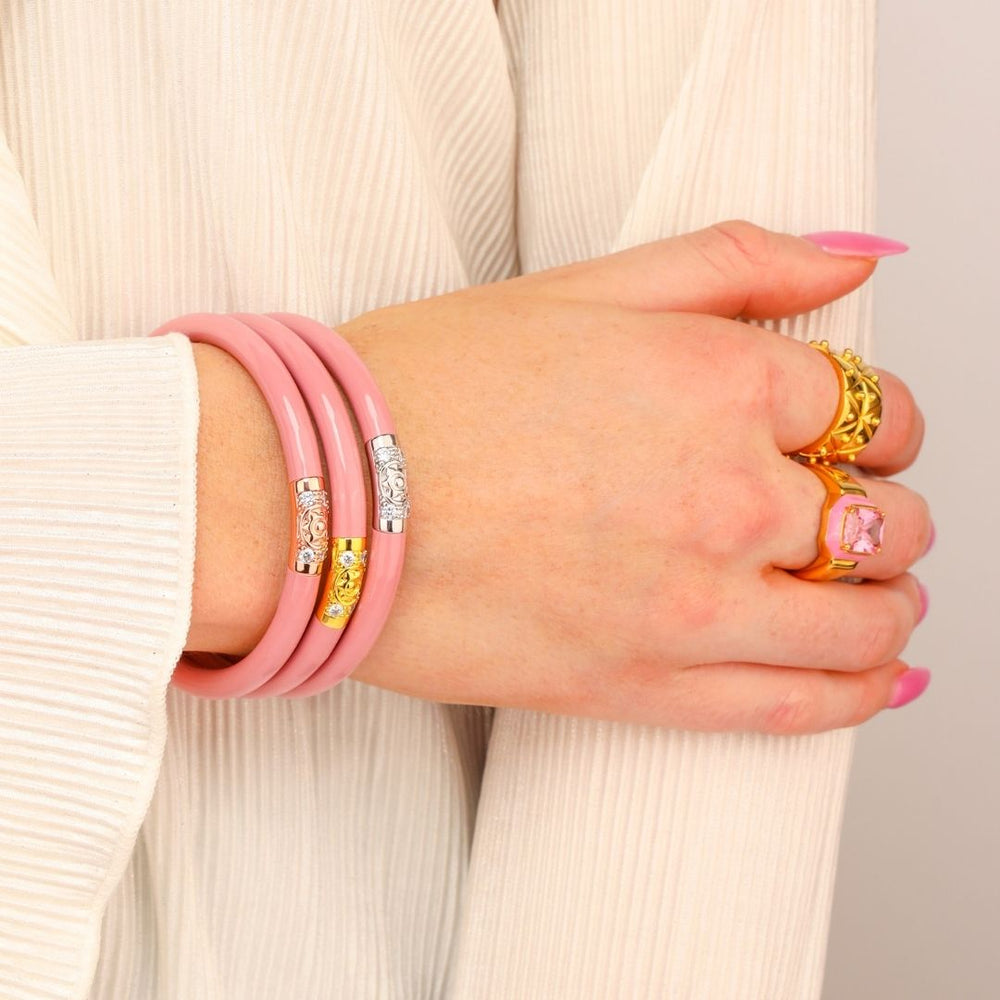 Blush - Three Kings All Weather Bangles | BuDhaGirl