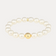 BuDhaGirl® White Pearl Mala: Classic Pearl Bracelet for Mindfulness