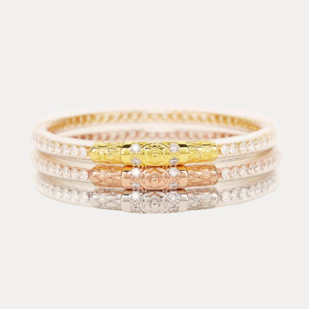 Shimmering Journey | Gold Bangles & Stacked Bracelets