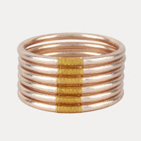 Champagne All Weather Bangles - Serenity Prayer | BuDhaGirl