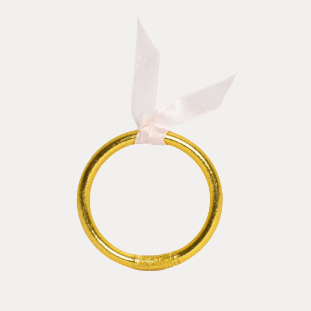 Gold Baby Bangle Bracelet | Infant Jewelery | BuDhaGirl