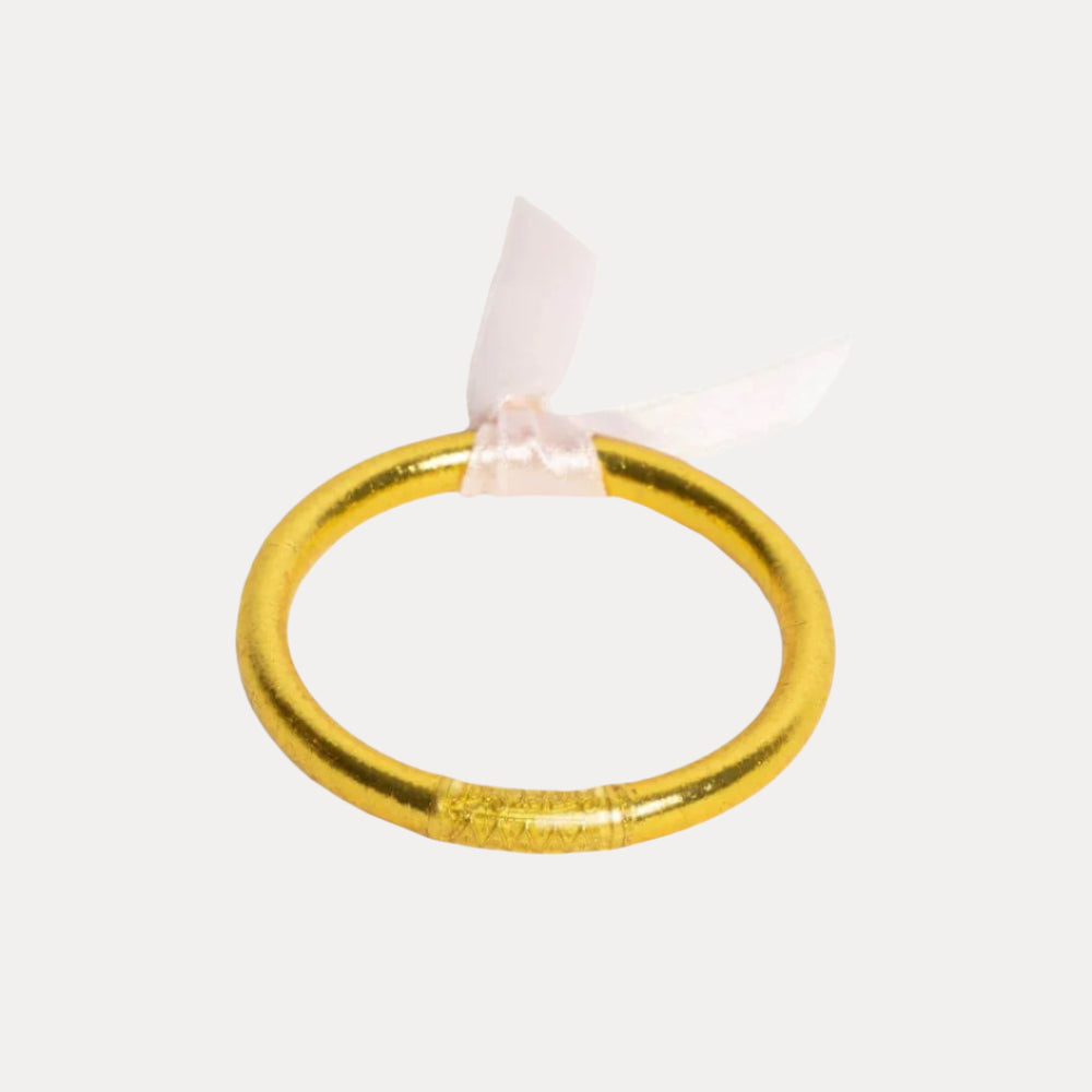 Gold Baby Bangle Bracelet | Infant Jewelery | BuDhaGirl