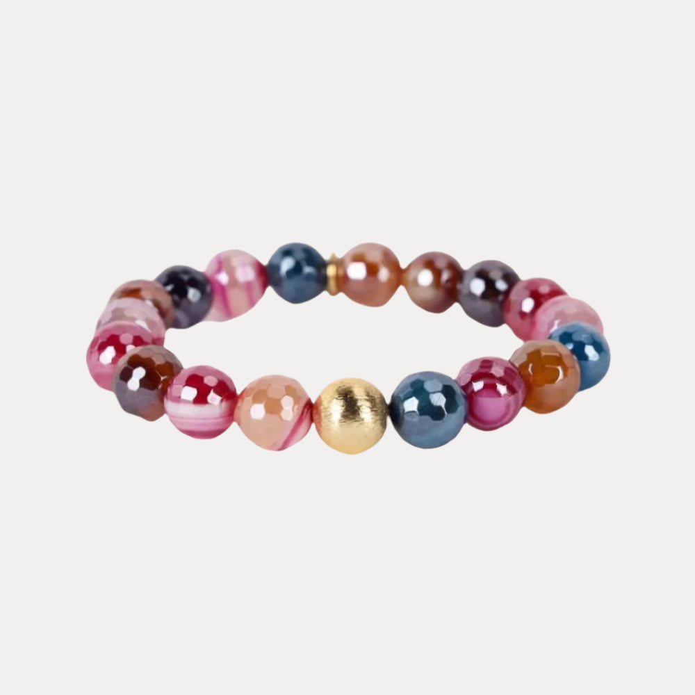 Multi Color Mélange Beaded Bracelet For Women | BuDhaGirl