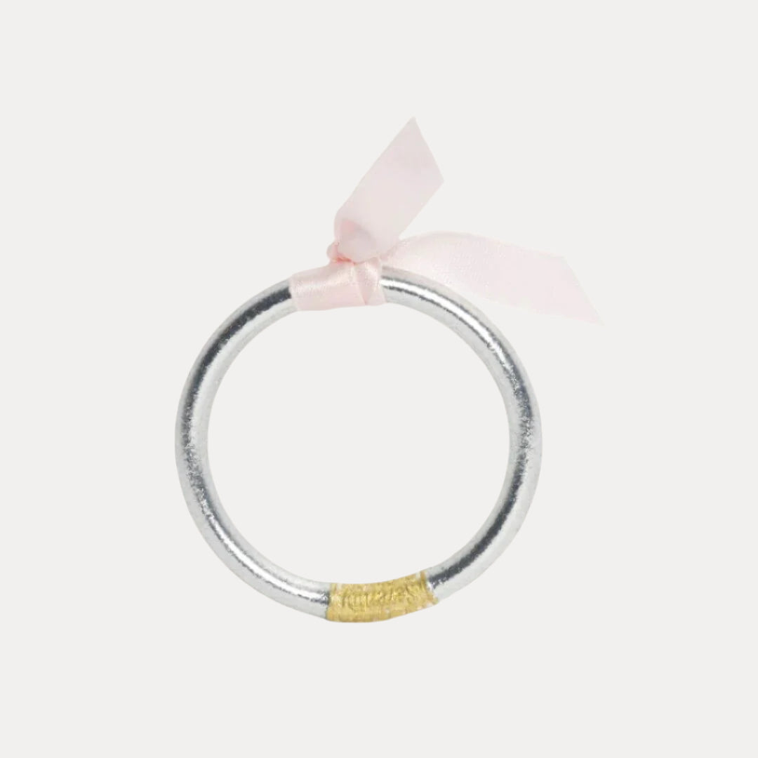 Silver Baby Bangle Bracelet | Infant Jewelry | BuDhaGirl
